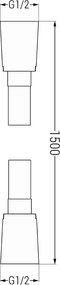Mexen Kai DR70 podomítkový sprchový set s dešťovou sprchou 25 cm, grafitová, 77602DR7025-66