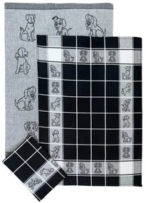 SVITAP sleep well Utěrka Extra savá 50x70 cm Pejsci 3 ks