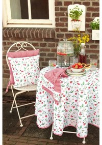 Kuchyňská zástěra s kostkovaným kanýrem Wild Strawberries – 70x85 cm