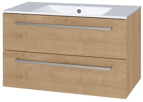 Mereo Mereo, Bino, koupelnová skříňka s keramickým umyvadlem 101 cm, CN622