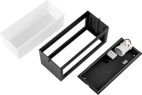 IMPR 731227 Deko-Light venkovní nástěnné přisazené svítidlo Rilongo offen Up and Down, 1x max. 15 W E27, tmavěšedá - DEKOLIGHT