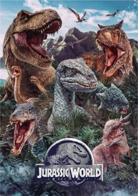 DINO Puzzle Jurský svět (Jurassic World) 33x47cm skládačka 500 dílků dn502697