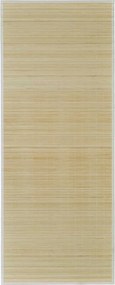 Obdélníková přirozeně zbarvená bambusová rohož / koberec 80 x 300 cm 241333