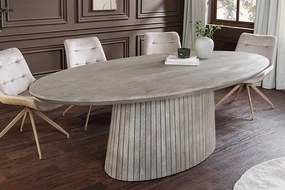 Oválný jídelní stůl Movement 220 cm šedé mango