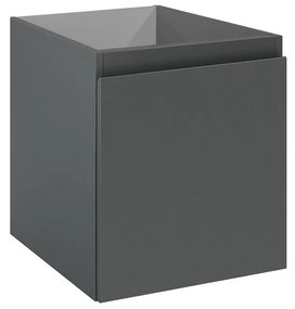 Oltens Vernal skříňka 40x45.6x47 cm závěsná pod umyvadlo grafitová 60017400