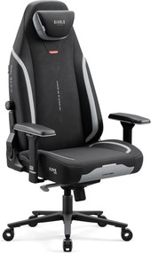 Černé herní křeslo s magnetickou opěrkou hlavy Diablo X-Eye Prime Burned Black