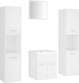 Set koupelnového nábytku bílý dřevotříska 3071216