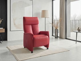 XXXLutz RELAXAČNÍ KŘESLO, kůže, červená Sit & More - Online Only křesla & taburety - 00014403249R