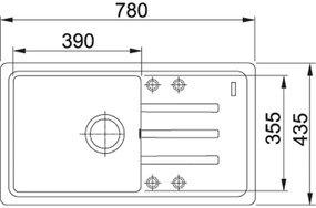 Set Franke BSG 611-78/39 Kašmír + FC9541.424