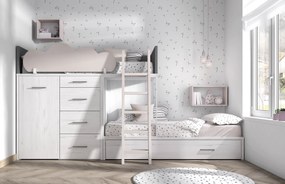 56mood - Dětský pokoj s patrovou postelí a úložnými prostory