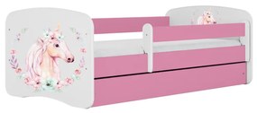 Dětská postel Babydreams kůň růžová