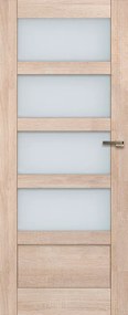 Interiérové dveře vasco doors BRAGA model 5 Průchozí rozměr: 70 x 197 cm, Orientace dveří: Levé dveře, Dekor: Buk jasmínový