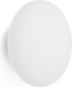 Bílé/černé nástěnné svítidlo ø 26 cm Bamila – Kave Home