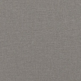 Postel s boxspringem s čelo Taupe 200 x 200 cm textil 3341858