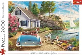 TREFL Puzzle Prázdninový ráj / 2000 dílků / 96 x 68 cm / věk 12+
