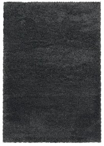 Vopi | Kusový koberec Fluffy shaggy 3500 grey - Kruh průměr 120 cm