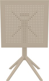 Skládací stůl Sky square 60, čtvercový - taupe