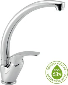 Novaservis Metalia ECO+ Stojánková dřezová baterie, chrom, 57014,0E