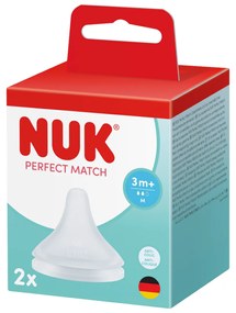 NUK Perfect Match savička vel M (3+m) 2 ks box