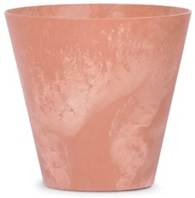 PROSPERPLAST Květináč - TUBUS Beton Effect Průměr: 40 cm, Barva: krémová