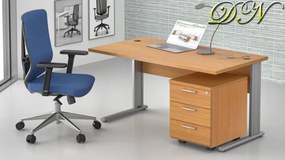 Sestava kancelářského nábytku Komfort 1.2, buk ZEP 1.2 11