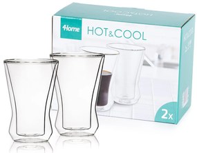 4Home Termo sklenice Long drink Hot&Cool 280 ml, 2 ks