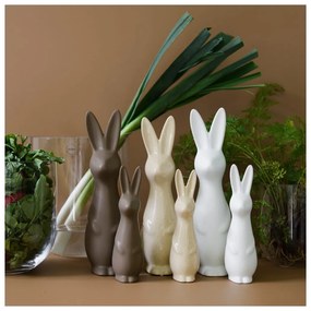 Velikonoční dekorace Swedish Rabbit White 17 cm DBKD