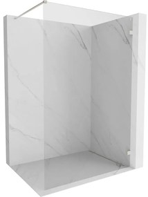 Mexen Lunar sprchová stěna pravá 60 x 200 cm, 8mm čiré sklo, broušená ocel, 830-060-000-97-00-P