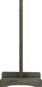 vidaXL Zahradní trelážový plot 120 x 60 cm masivní jedle [314823] Barva: Šedá