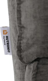 Elektrické polohovací TV křeslo VOJO - šedá látka