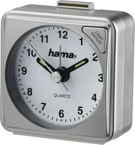 Hama A50 cestovní budík stříbrná