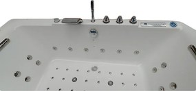 BPS-koupelny Hydromasážní vířivá vana CARINA 938 182x82 s ohřevem vody