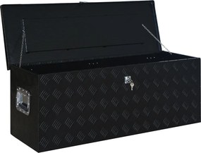 Hliníkový box 1085 x 370 x 400 mm černý 144846