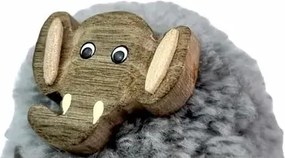 2Kids Toys Dřevěná magnetka velká pompon Slon