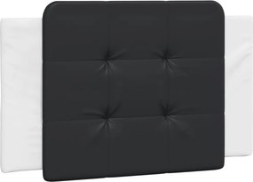 Rám postele s LED bez matrace Zadar bílý a černý 90x200 cm 3214088