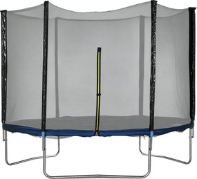 SPORTNOW Koupací trampolína Ø305x250 cm pro děti a dospělé se sáčkem bezpečnostní sítí, žebříkem a ocelovým rámem do zahrady a na terasu | Aosom