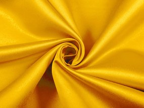 Biante Saténový běhoun na stůl polyesterový Satén LUX-014 Kanárkově žlutý 20x180 cm