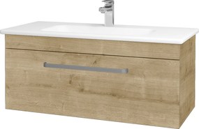 Dřevojas Koupelnová skříň ASTON SZZ 100 Varianta: N01 Bílá lesk / Úchytka T04 / N08 Cosmo