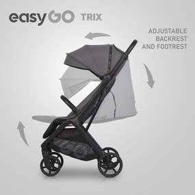 Sportovní kočárek EasyGo Trix Cloudy Gray