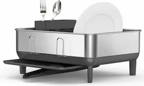 Simplehuman Odkapávač na nádobí  Compact / rám z nerez oceli/ šedý pla