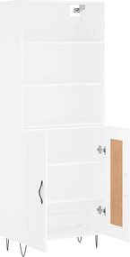 Skříň highboard bílá 69,5 x 34 x 180 cm kompozitní dřevo 3189949