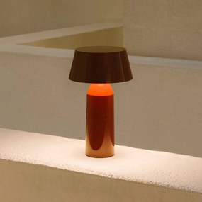 MARSET Bicoca LED stolní lampa na baterii vínová