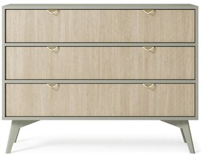 Moderní komoda FELICITY KSZ106, zelená / scandi