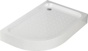 LOR 120x80 Pravá Sprchová vanička asymetrická, akrylát