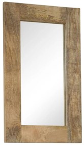 Zrcadlo z masivního mangovníkového dřeva 50 x 80 cm - Default Title