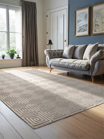 ELLE Decoration, Kusový koberec Perles 106184 White Cream z kolekce Elle, 200x280, béžová, ložnice