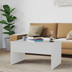 Konferenční stolek bílý 80 x 50,5 x 41,5 cm kompozitní dřevo - Default Title