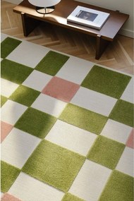 Zelený/růžový vnitřní a venkovní běhoun 80x150 cm Valma – Jotex
