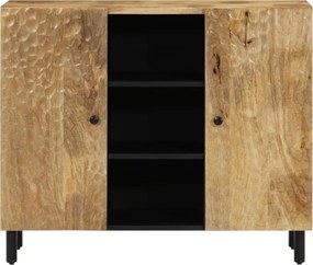 vidaXL Odkládací skříňka 90x33x75 cm masivní mangovníkové dřevo [356919] Barva: Černá