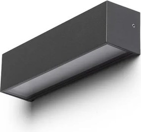 RED R13641 CAMARGUE nástěnná antracitová satinované sklo 230V LED 6W IP65 3000K - RED - DESIGN RENDL